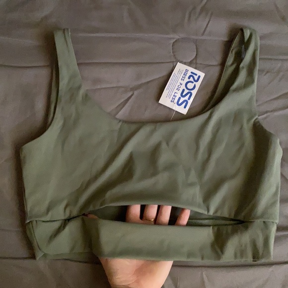 Ross Sportswear | Tops | Ross Sports Bra Size M Sage Green | Poshmark